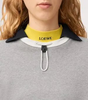 Loewe Cotton-blend Drawstring Sweatshirt
