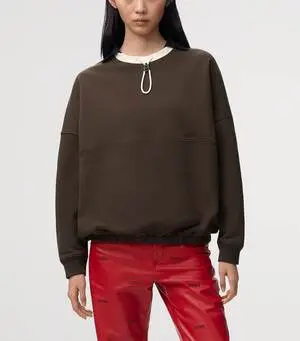 Loewe Cotton-blend Drawstring Sweatshirt