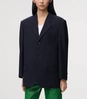 Loewe Wool Single-breasted Blazer
