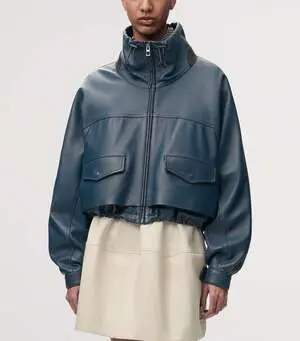 Loewe Lambskin Bomber Jacket