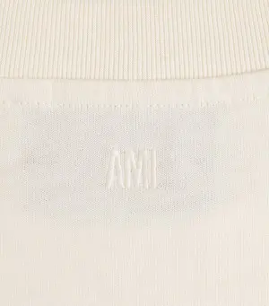 AMI Paris Embossed De Coeur T-shirt - White