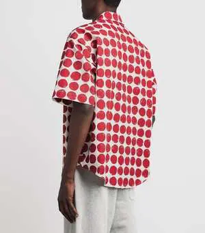 AMI Paris Polka-dot Boxy Short-sleeve Shirt