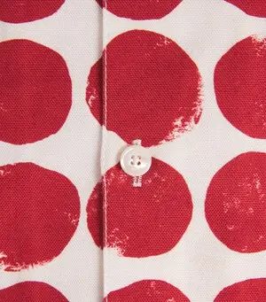 AMI Paris Polka-dot Boxy Short-sleeve Shirt