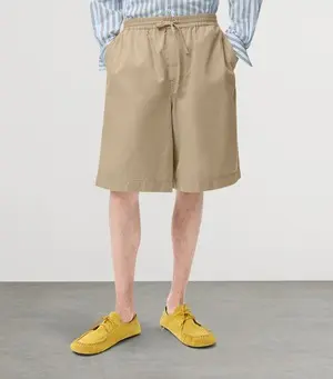 Loewe Cotton Logo-pocket Shorts
