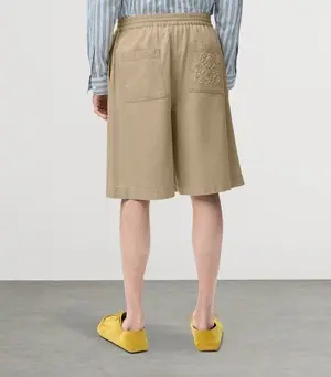 Loewe Cotton Logo-pocket Shorts
