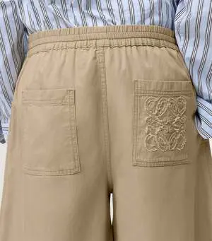 Loewe Cotton Logo-pocket Shorts