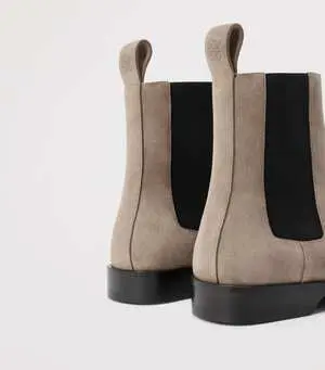 Loewe Suede Bobine Chelsea Ankle Boots