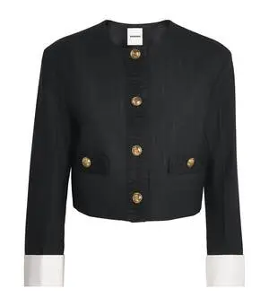 Sandro Cropped Tailored Jacket