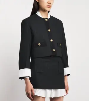 Sandro Cropped Tailored Jacket