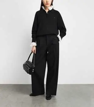 Sandro Wool-blend Polo Sweater