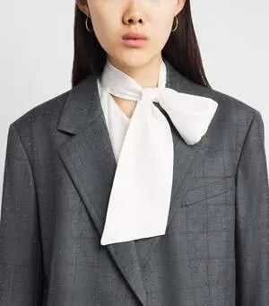 Sandro Wool Rhinestone Blazer