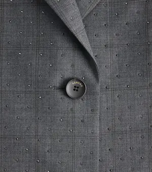 Sandro Wool Rhinestone Blazer