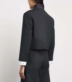 Sandro Stripe Cropped Blazer