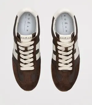Hogan Suede-mesh Athletic Sneakers
