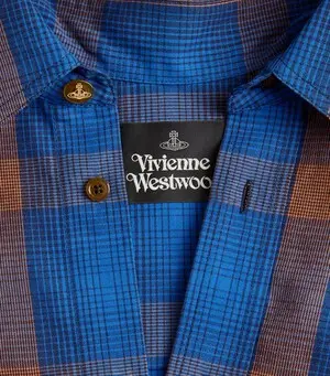 VIVIENNE WESTWOOD Cotton Flannel Check Achilles Overshirt