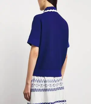 Molli Virgin Wool Scalloped-collar Sweater