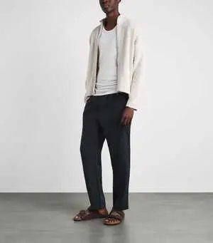 SAMSØE SAMSØE Sajabari Straight Leg Linen Trousers