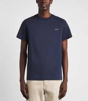 A.p.c. Cotton Logo Oliver T-shirt