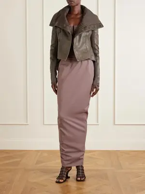 Rick Owens Naska Leather Biker Jacket