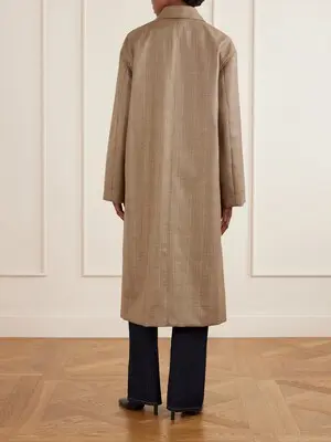 NILI LOTAN Adrien Wool Long Coat
