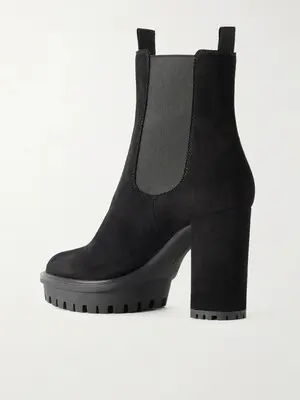 GIANVITO ROSSI Barry 70 Suede Ankle Boots