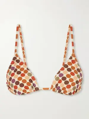 ERES Lou Lou Polka Dot Print Bikini Top - Multi