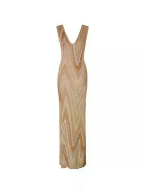 Missoni Zigzag-knit Dress - Neutrals