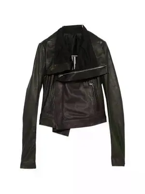 Rick Owens Classic Biker Jacket - Black