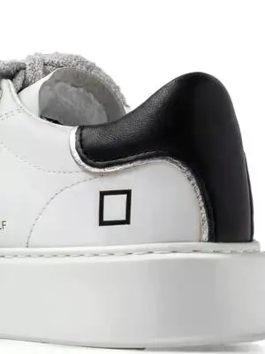 D.a.t.e. Sfera Logo-embossed Leather Sneakers