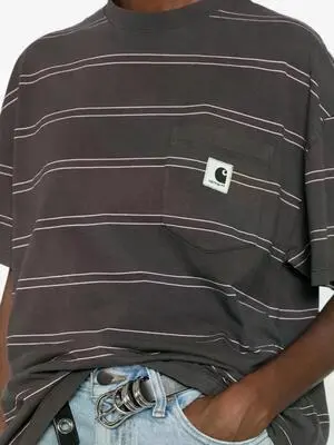 Carhartt Work In Progress Striped Pocket T-shirt
