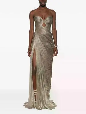 MARIA LUCIA HOHAN Zephyra Side-slit Maxi Dress