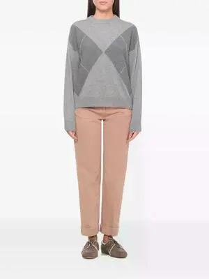 Peserico Argyle-knit Sweater