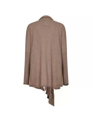 UMA WANG Ruffled Asymmetric Cardigan