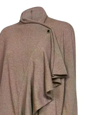 UMA WANG Ruffled Asymmetric Cardigan