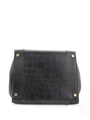Celine Phantom Bag Crocodile Embossed Leather Medium Tote Bag