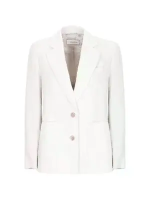 Peserico Single-breasted Blazer - Neutrals