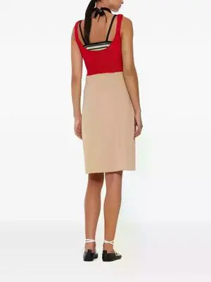 LA FETICHE Eleni Knitted Bralette Slip Mini Dress