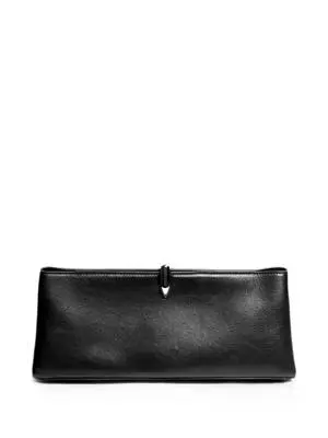 Vera Wang Grained Leather Clutch Bag