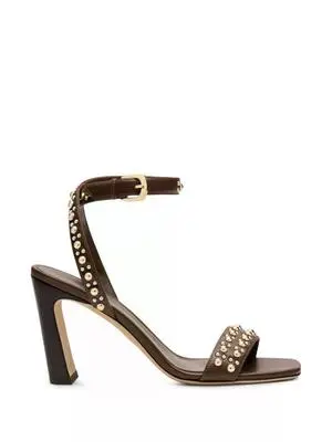 STUART WEITZMAN Perry Leather Heeled Sandals