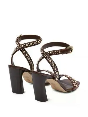 STUART WEITZMAN Perry Leather Heeled Sandals