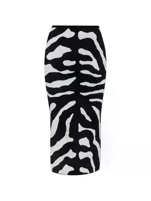 Moschino Printed Stretch Skirt