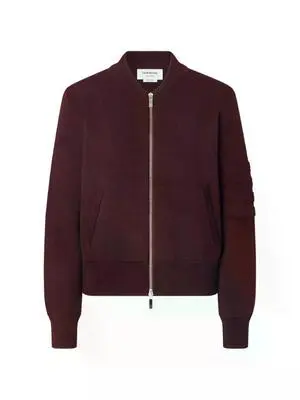 Thom Browne 4-bar Milano-stitch Bomber Jacket - Red