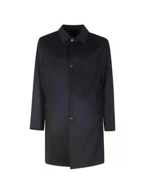 KIRED Reversible Single-breasted Coat - Blue
