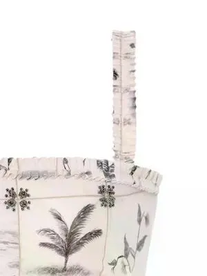 Agua Bendita Olmo Arena Ruffle-trimmed Bikini Top