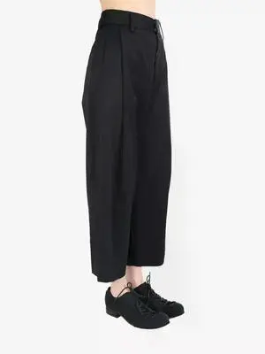 UMA WANG Pleat-detailing Cropped Trousers