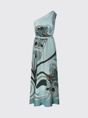 La DoubleJ One-shoulder Floral Silk Gown For Ceremonies