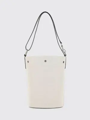 Saint Laurent Rive Gauche Linen Bucket Bag