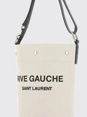 Saint Laurent Rive Gauche Linen Bucket Bag