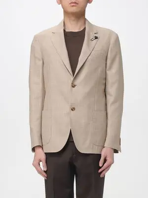 LARDINI Cotton Single-breasted Blazer
