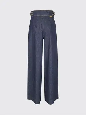 Zimmermann Cotton Denim Palazzo Jeans